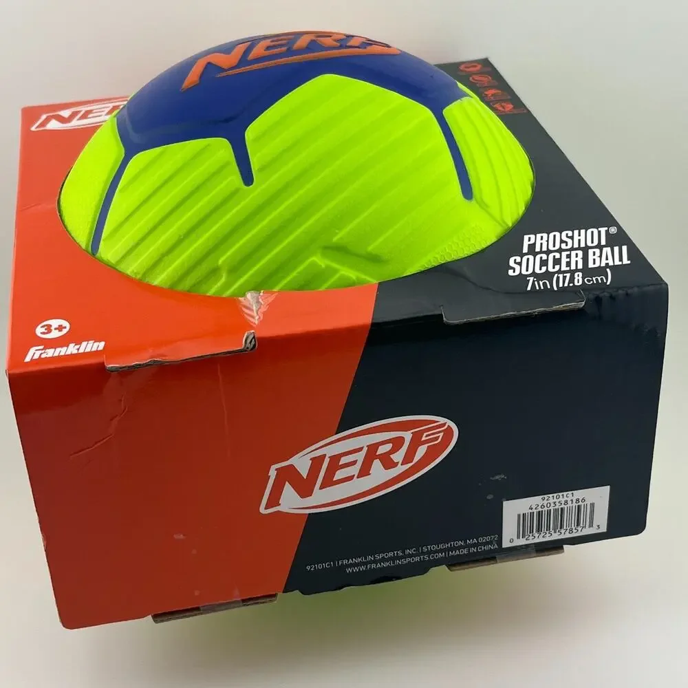 Nerf | Toys | Nerf Proshot Soccer Ball 7in Soft Foam Indoor Outdoor All ...